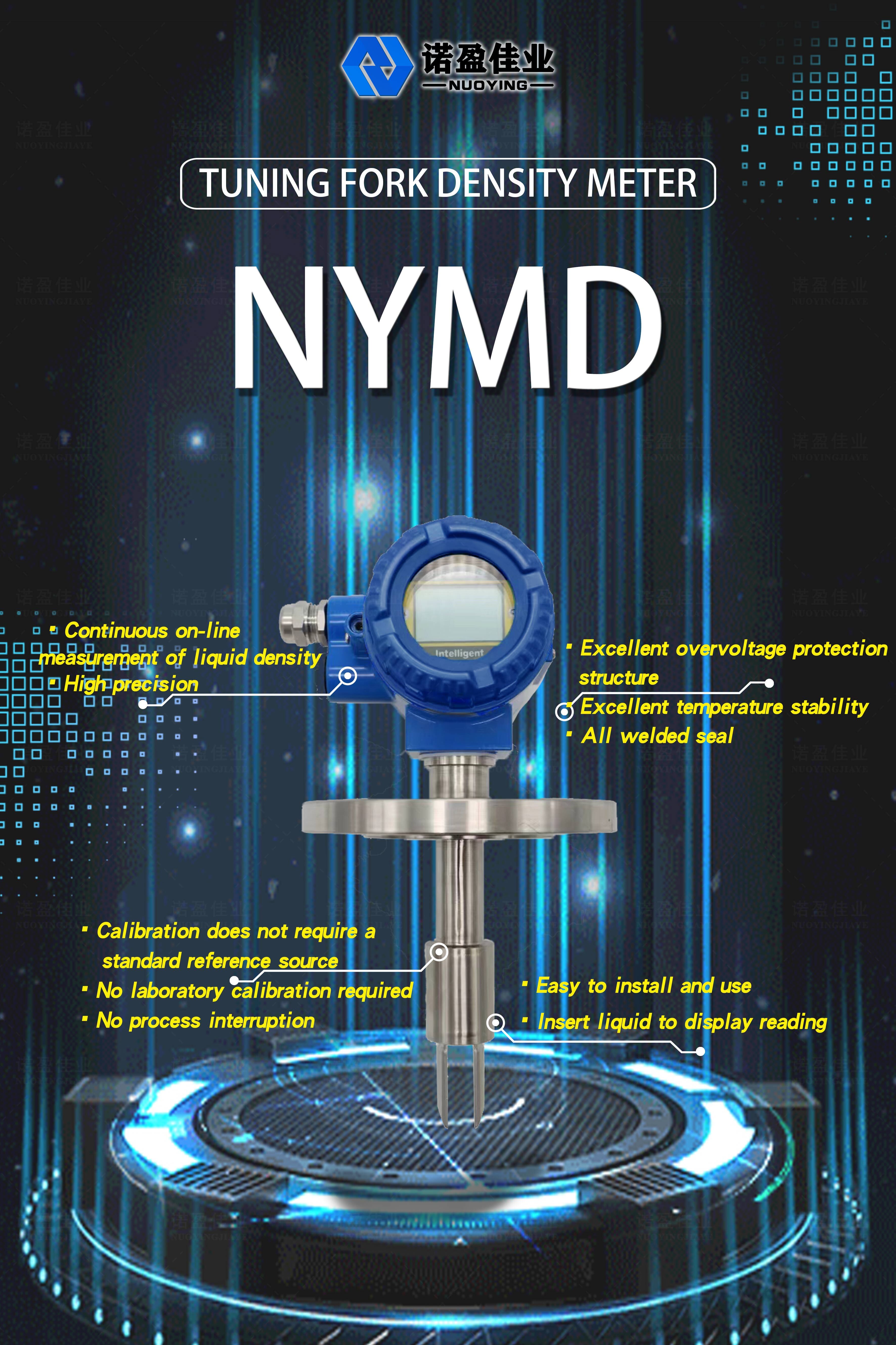 Digital Hydrometer Density Meter Industrial Fuel Tuning Fork Densimeter ...