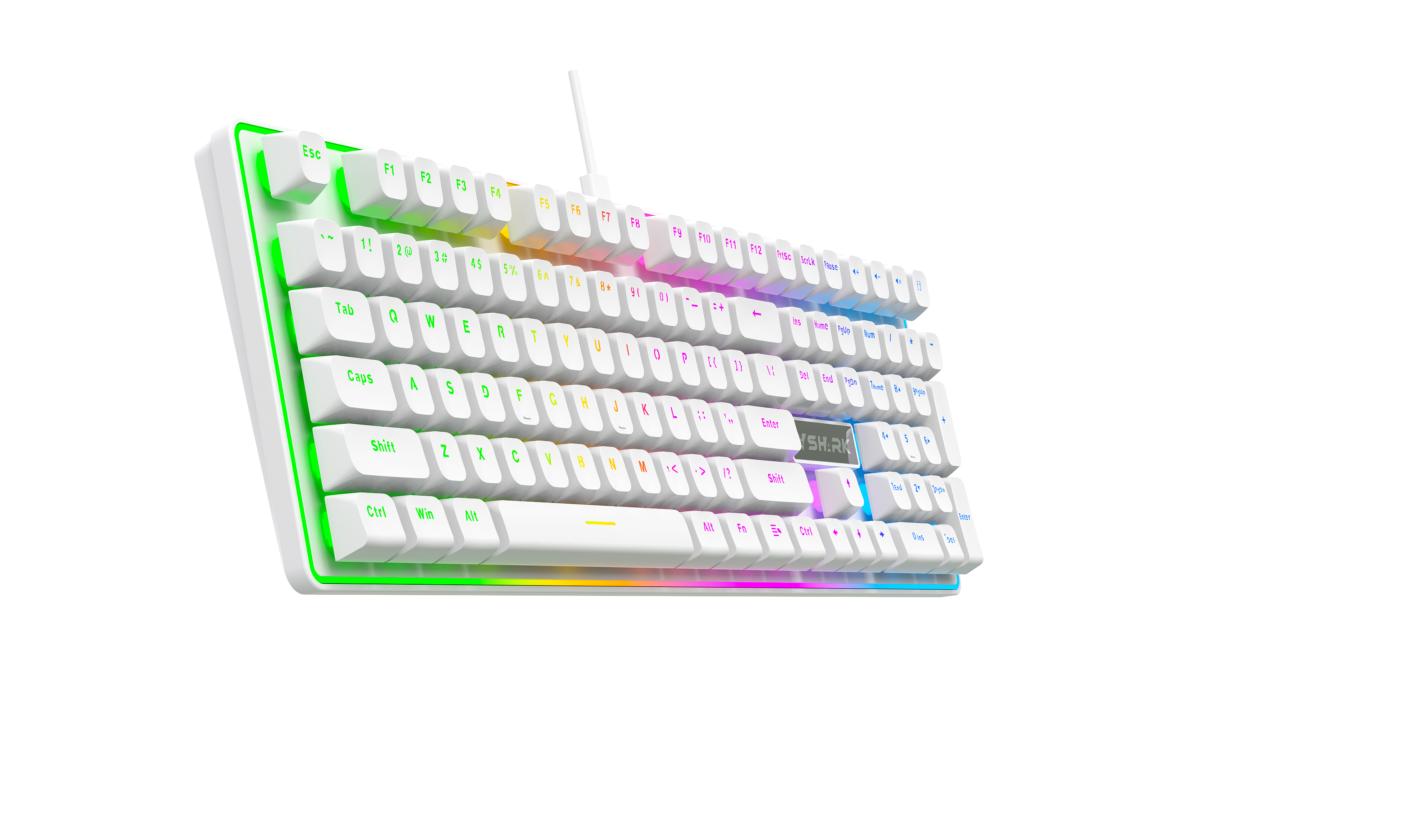 Wired Rgb Multi-color Membrane Keyboard Mechanical Keyboard Feel For ...
