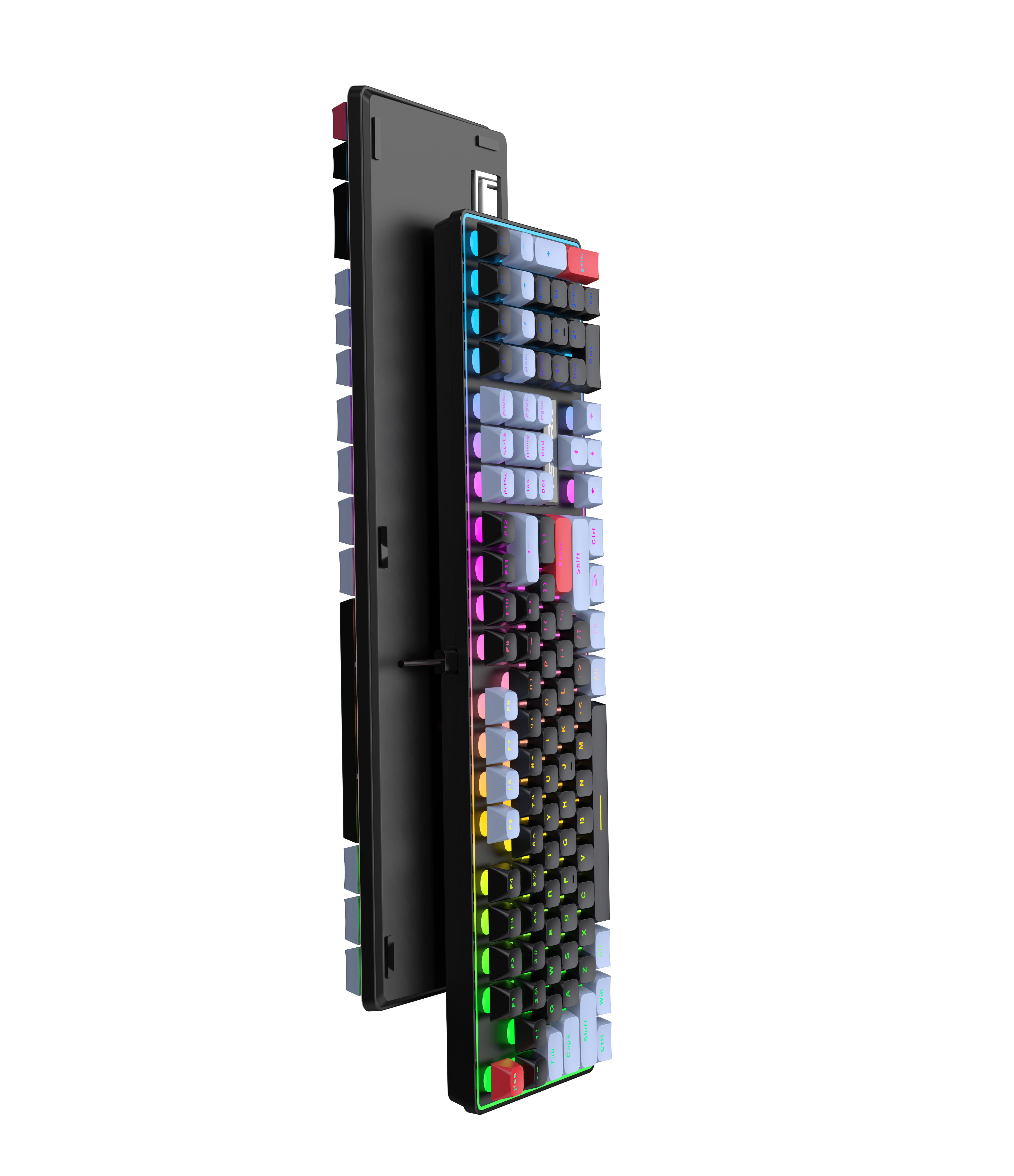 Wired Rgb Multi-color Membrane Keyboard Mechanical Keyboard Feel For ...