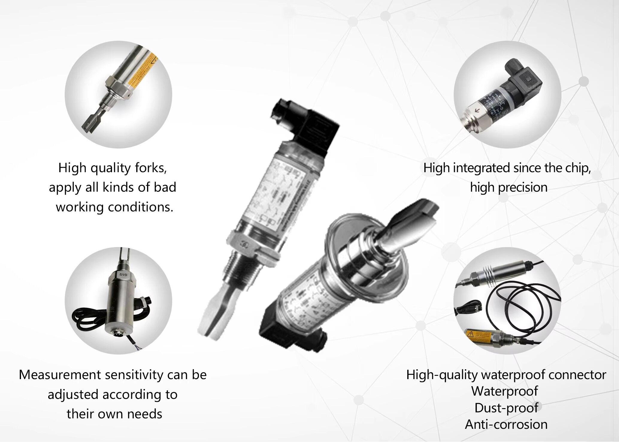 Low Price Liquid Tuning Fork Vibrating Level Switch For Solid And Dust Level Switch Oil Tank ...