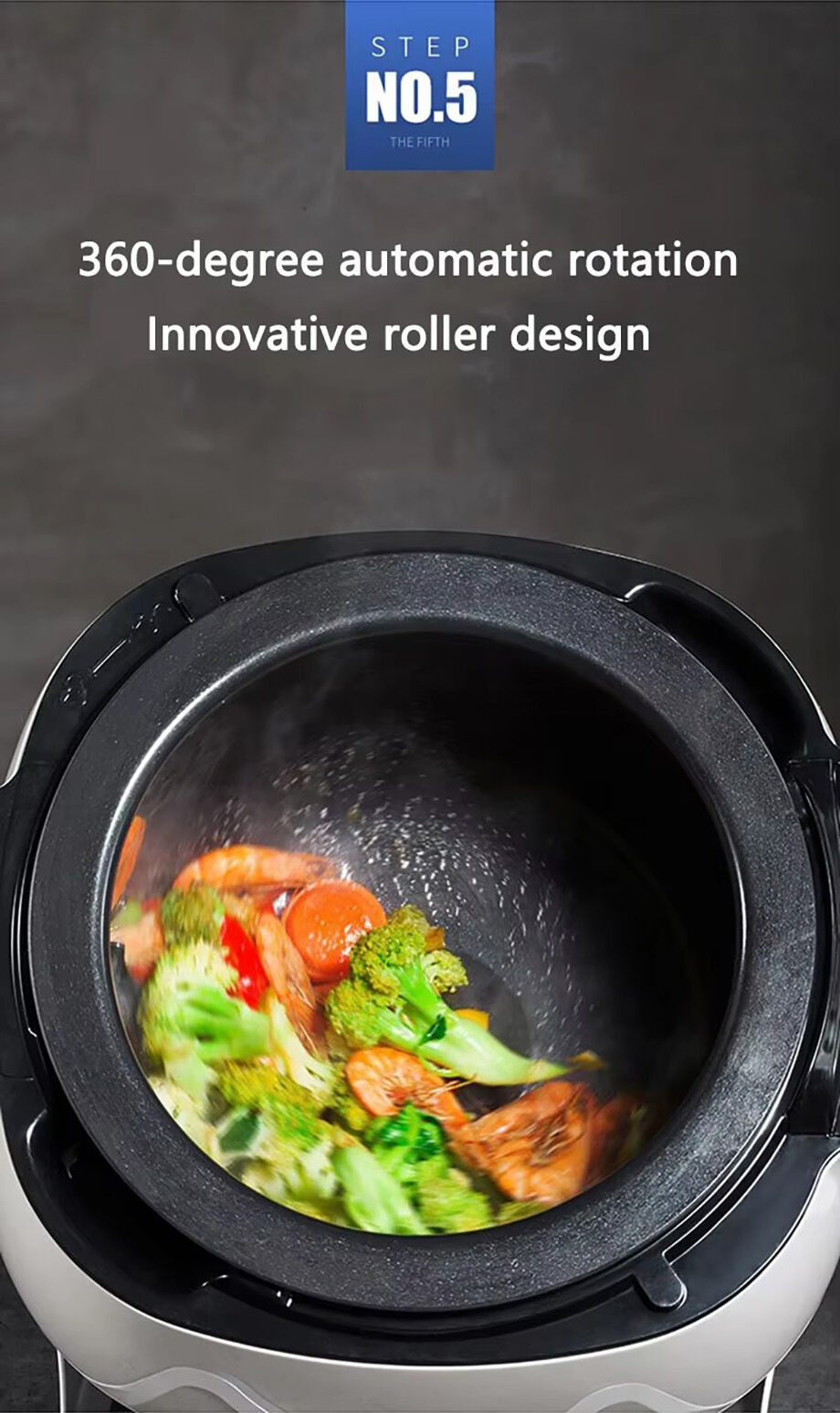 Automatic Fried Rice Cooking Machine Ih Multifunctional Stir-frying ...