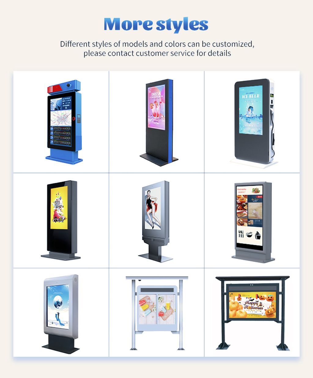 Buy China Wholesale Lcd Screen Advertising Machine 43 49 55 65 Inch ...