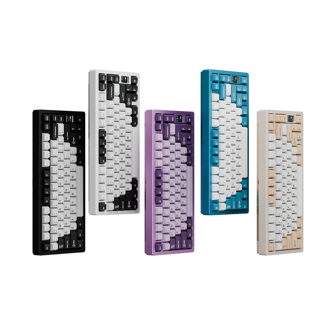 1.6mm Non-flex Cut Pcb Cnc Alu Mechanical Keyboard With Screen Wireless ...