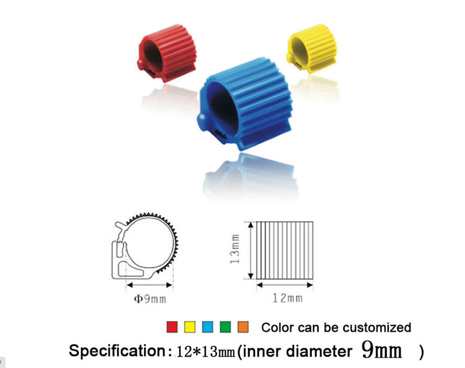 Colorful 13.56mhz Iso14443a/iso15693 Rfid Foot Ring Tags For Bird ...