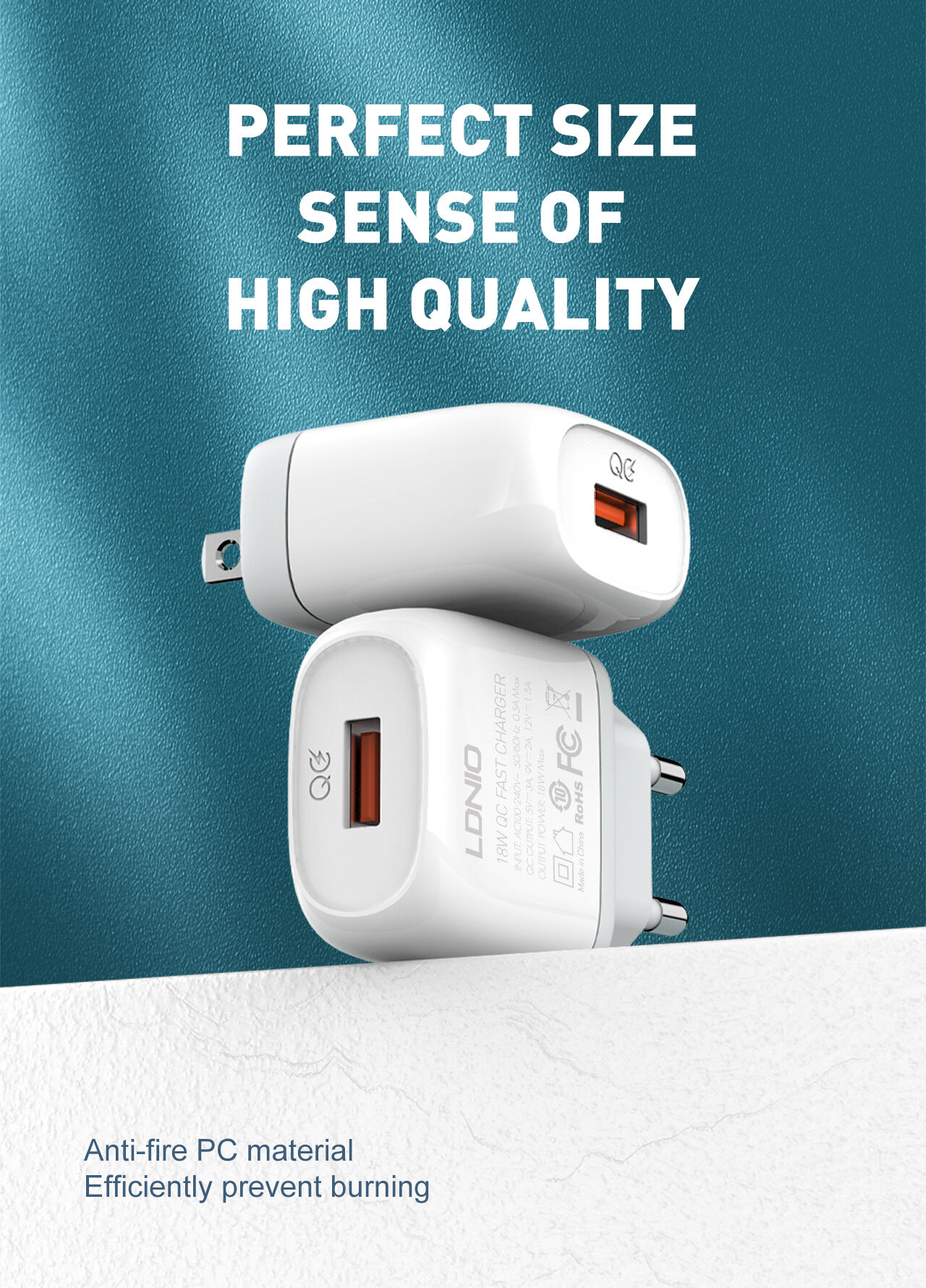 Bulk Buy China Wholesale Ldnio A1209q 18w Single Usb Qc3.0 Fast Charger ...