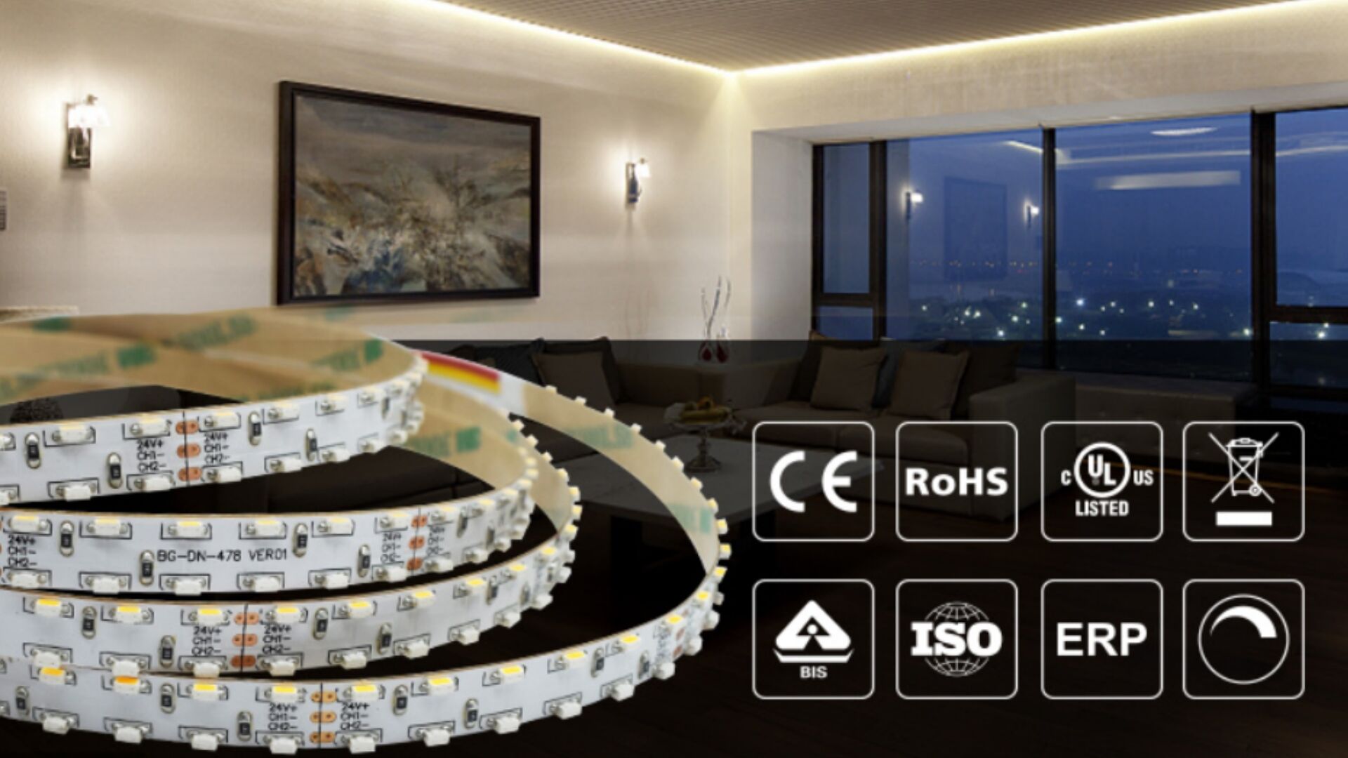 Buy China Wholesale Ip68 Led Strip Lights 24v 2835 High Brightness Led ...