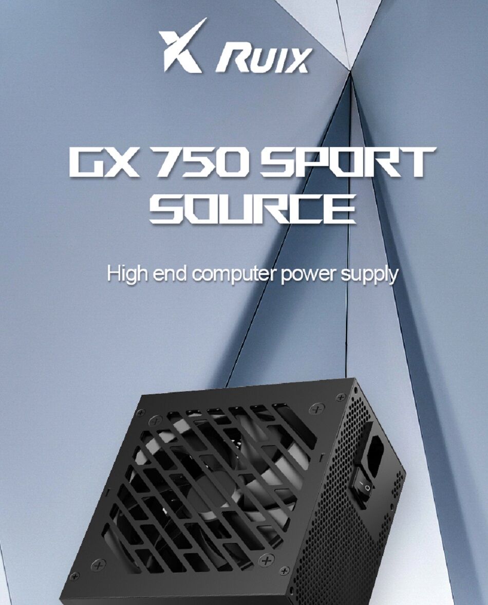 Factory Direct High Quality China Wholesale Ruix Gx750 Black 80 Plus ...