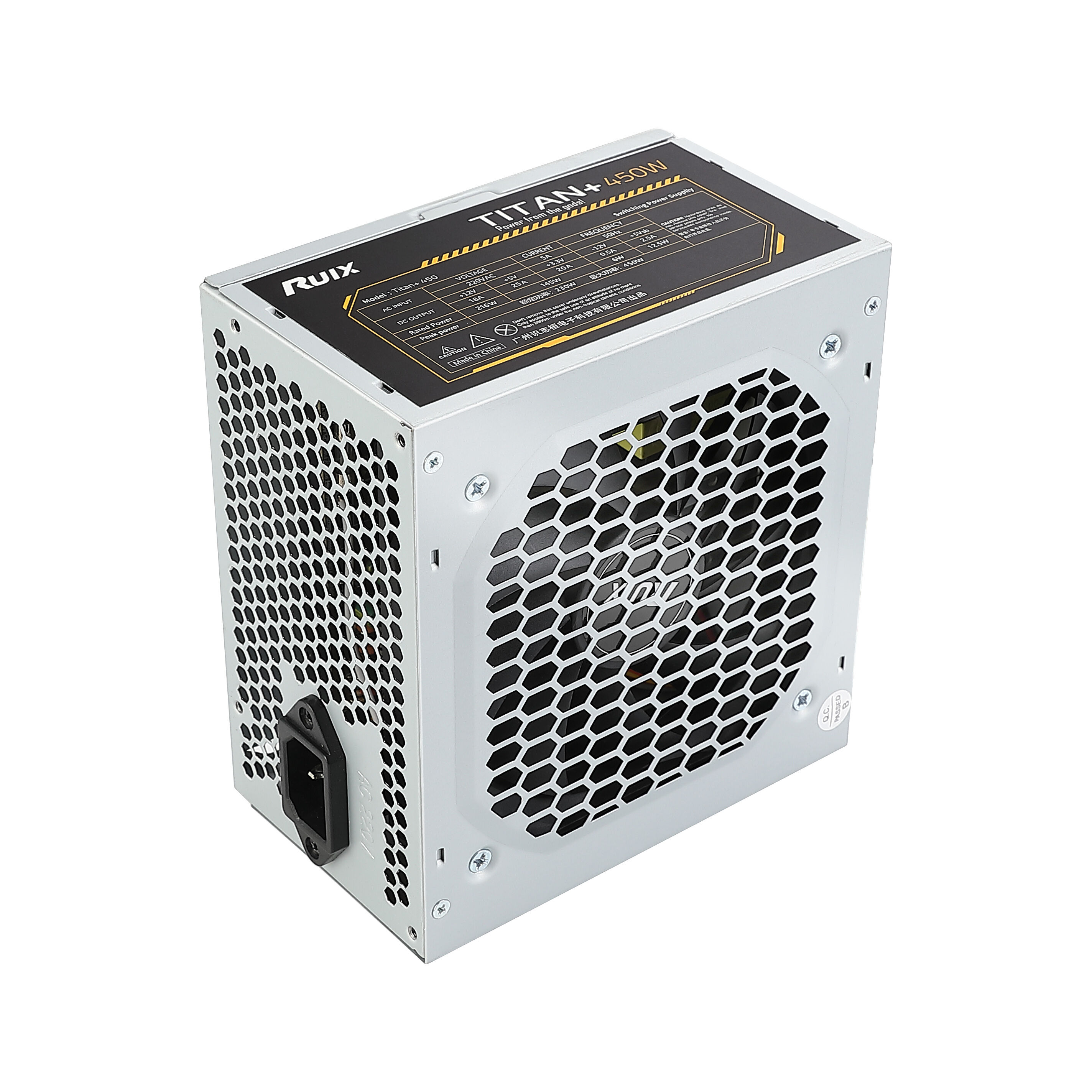Ruix Titan 450 230w Low Lost Energy Atx Power Supply 12v Low Noise ...