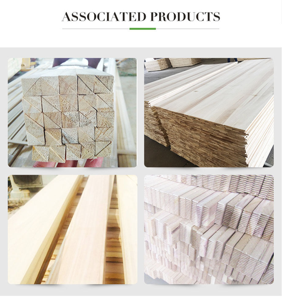 Paulownia Triangle Chamfer Wood Strips Triangular Timber Fillet & Wood ...