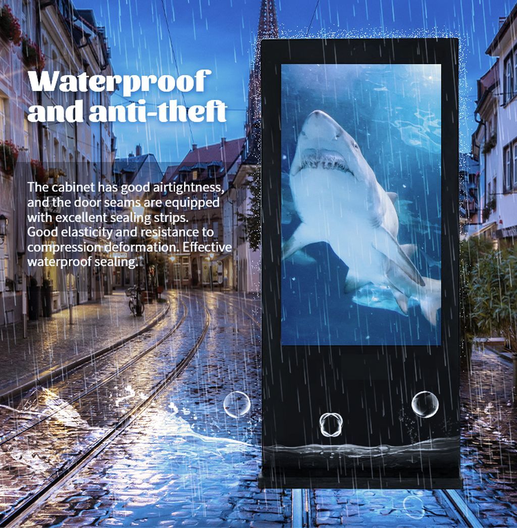 Factory Price Battery Movable Rechargeable 43 55inch Outdoor Lcd ...