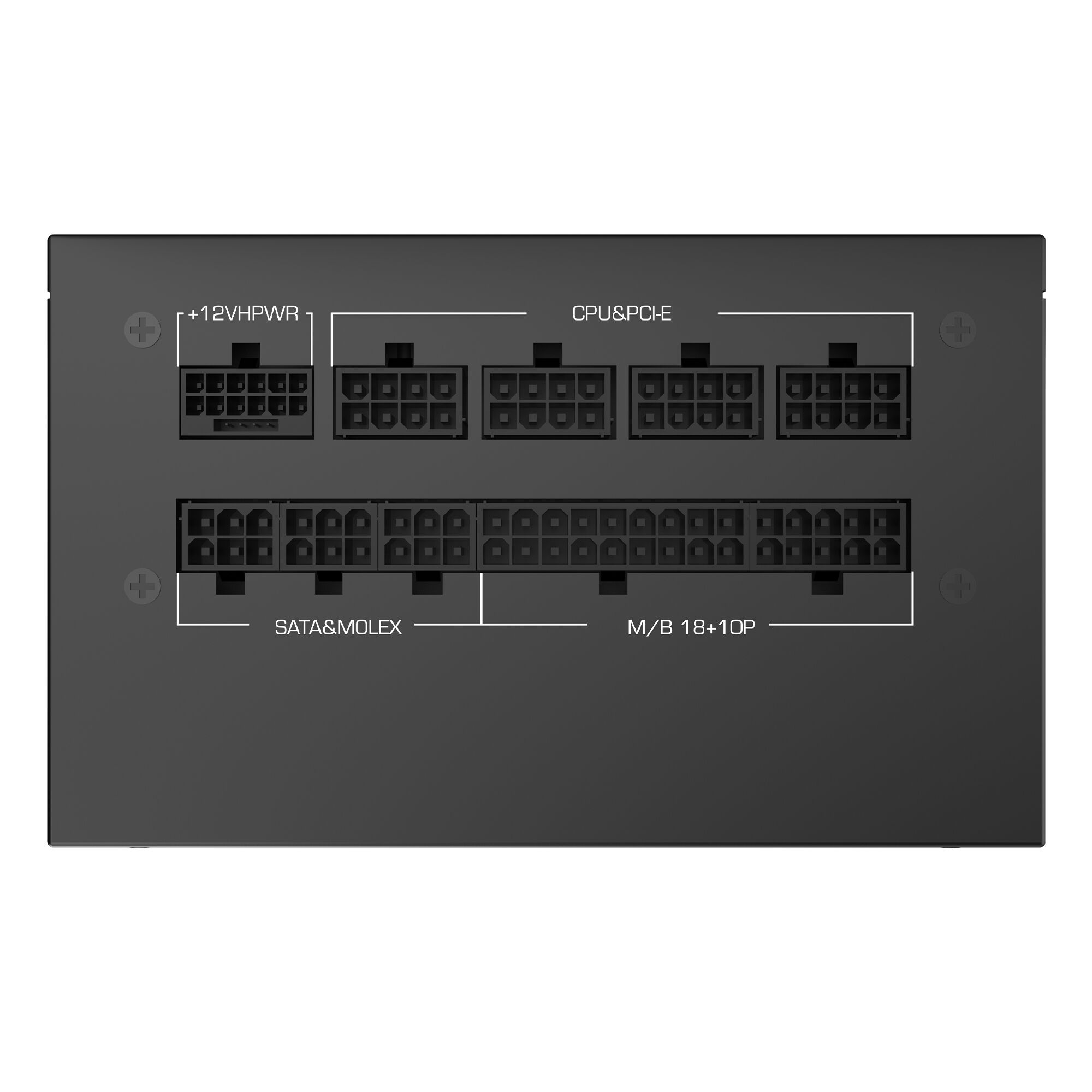Ruix Gf750 750watt Atx Power Supply Full Modular 80 Plus Gold Psu High ...