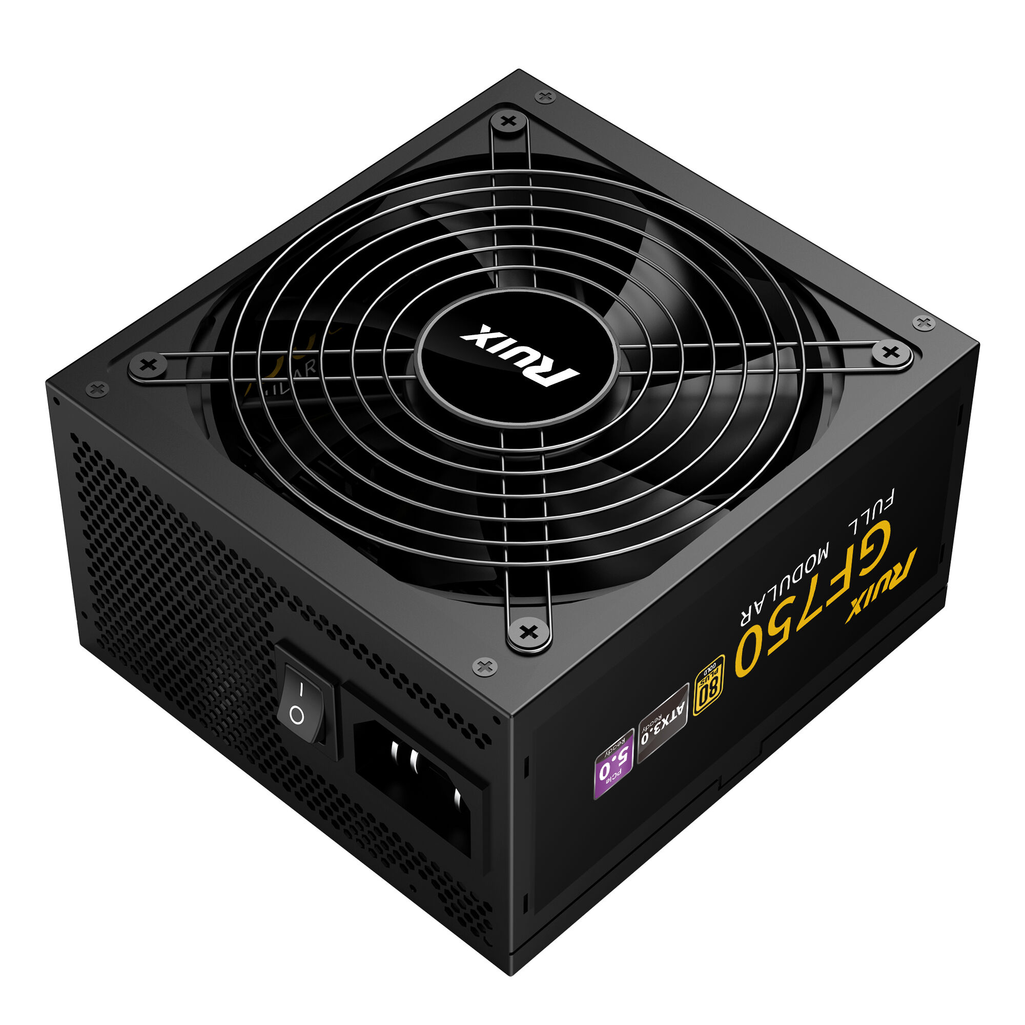 Ruix Gf750 750watt Atx Power Supply Full Modular 80 Plus Gold Psu High ...