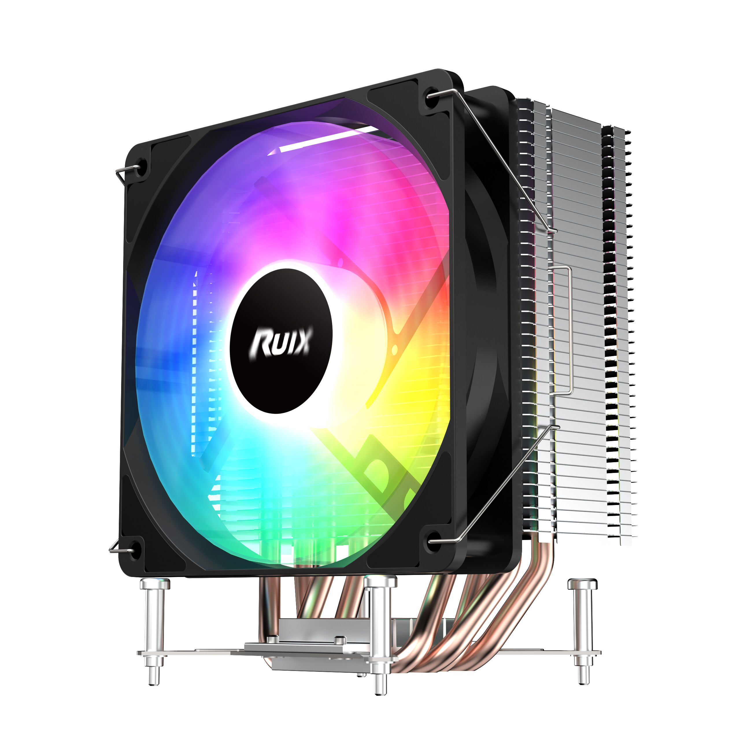 Ruix X4000 Pro 4 Heatpipes Computer Cpu Cooler Rgb Led Light Easy ...