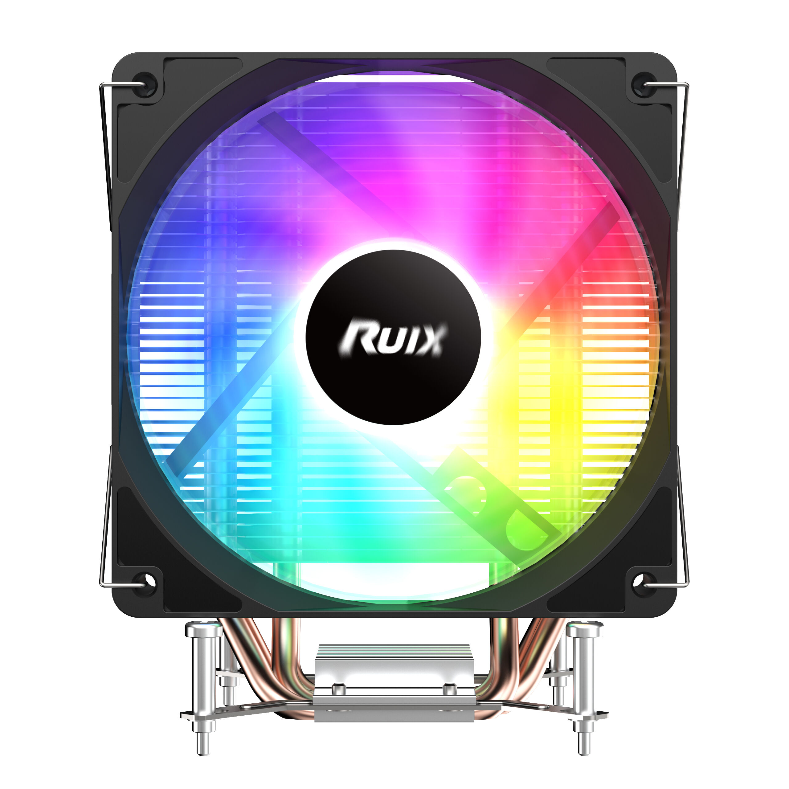 Ruix X4000 Pro 4 Heatpipes Computer Cpu Cooler Rgb Led Light Easy ...