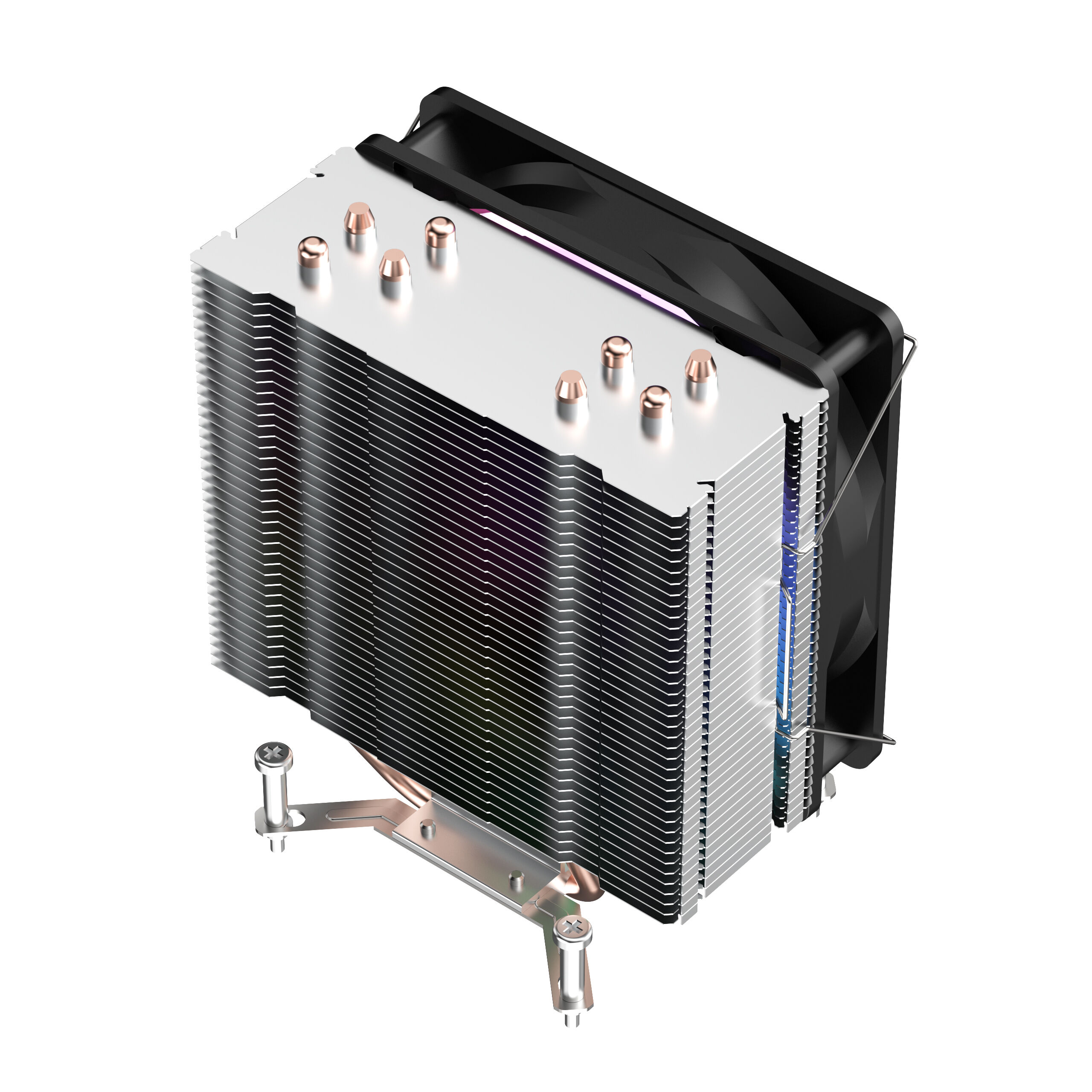 Ruix X4000 Pro 4 Heatpipes Computer Cpu Cooler Rgb Led Light Easy ...