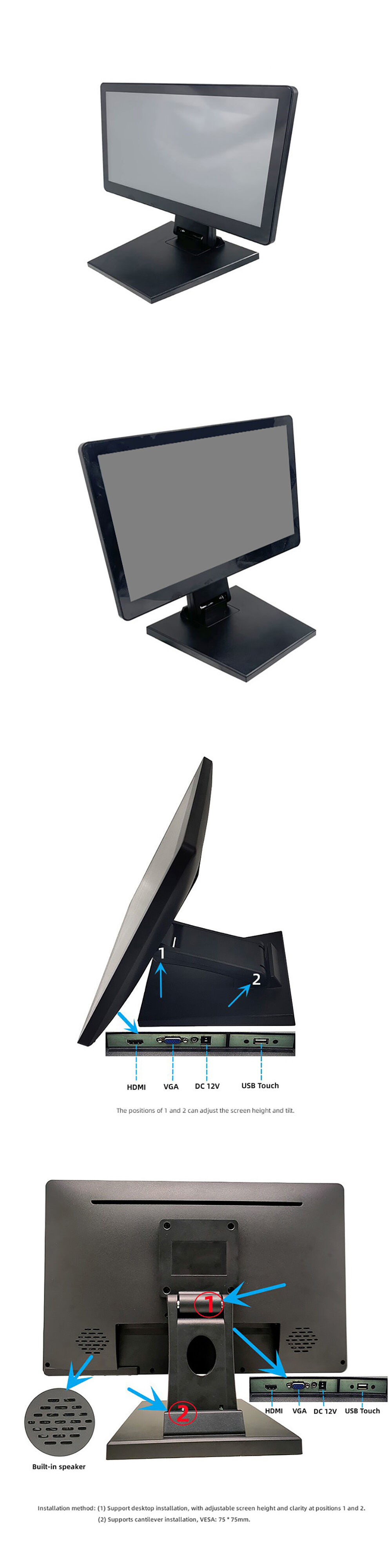 Buy China Wholesale Fast Delivery 15.6 Inch Touch Screen Monitor 1080p ...