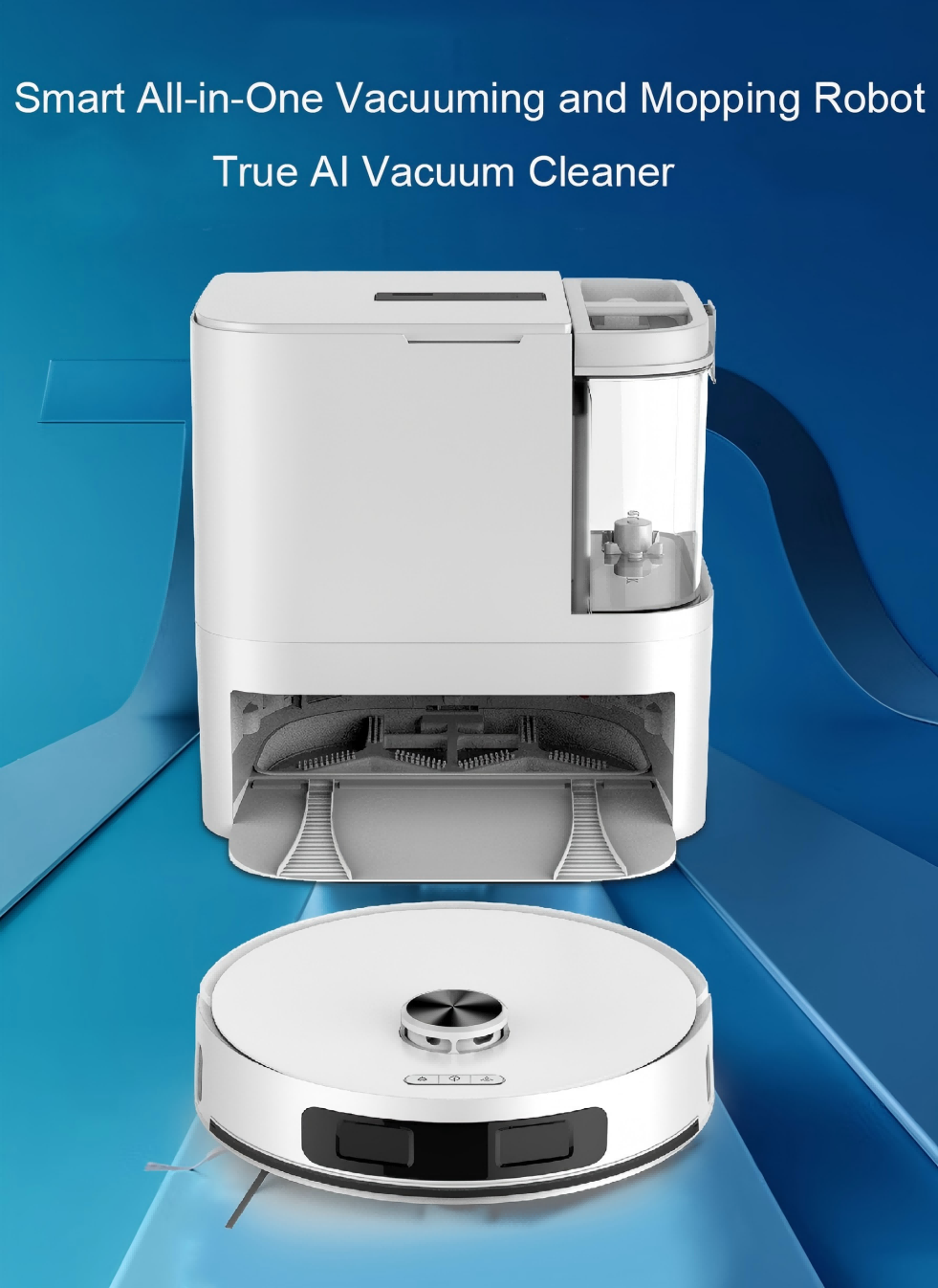 Hot Selling Robotic Vacuum Cleaner X2000 Smart All-in-one Vacuuming And ...