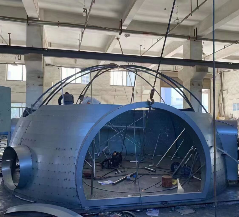 Residential Outdoor Villa Courtyard Sun Room Landscape Steel Structure ...