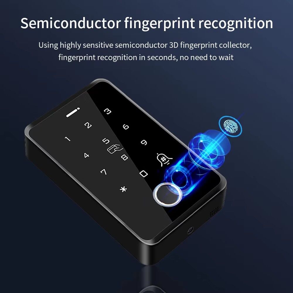 Tuya Wifi Smart Mobile App Digital Electric Keyless Door Reader Fingerprint Access Control ...