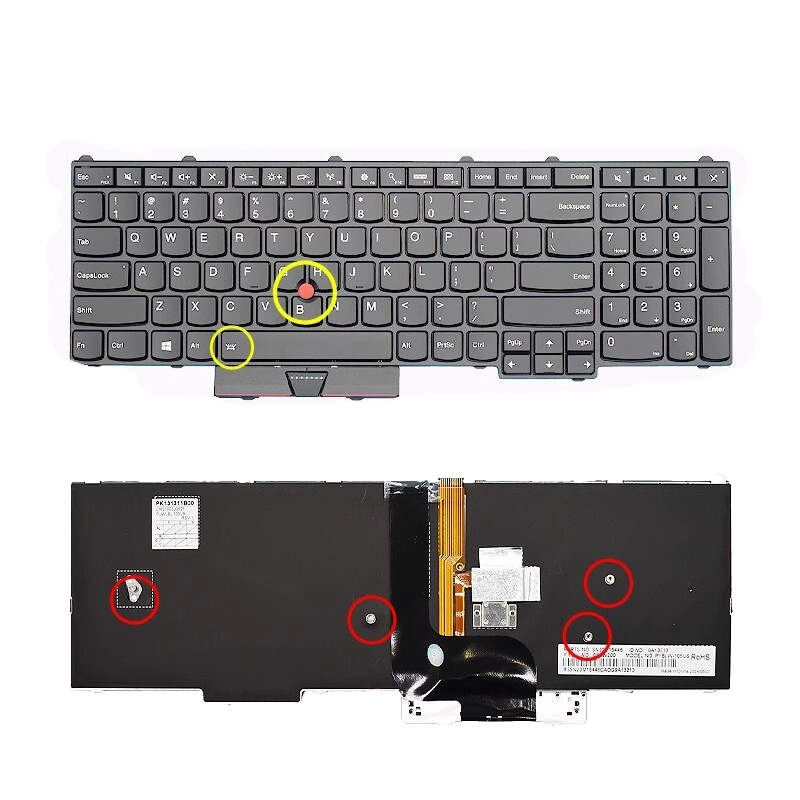 Wholesale English Laptop Keyboard Layout For Lenovo Thinkpad P50 P70 ...