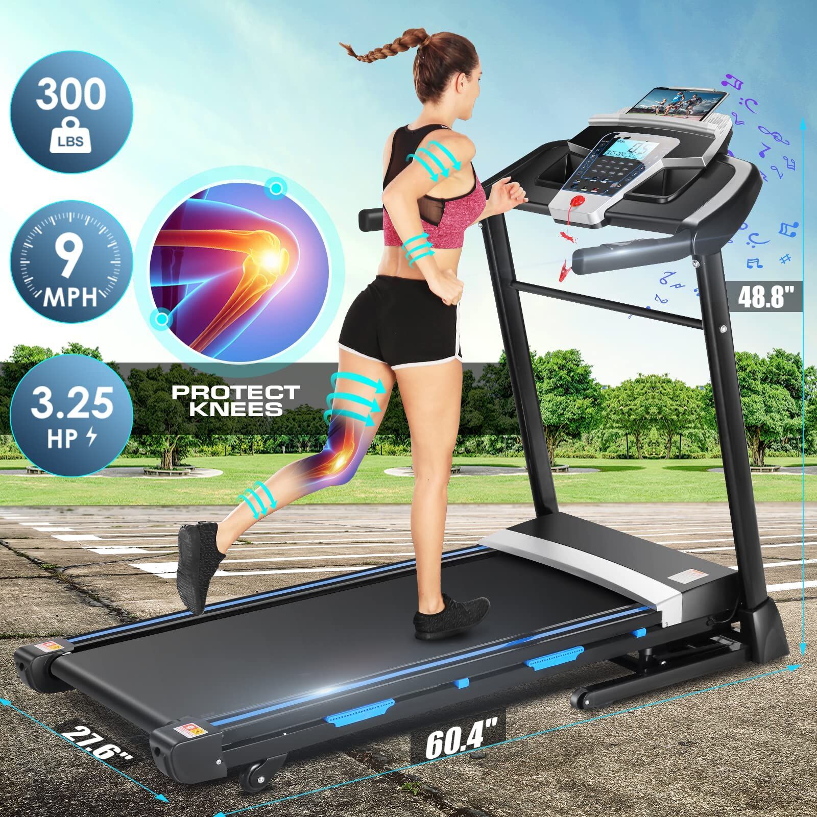 New Design Gym Fitness Equipment Electric Running Walking Treadmill ...