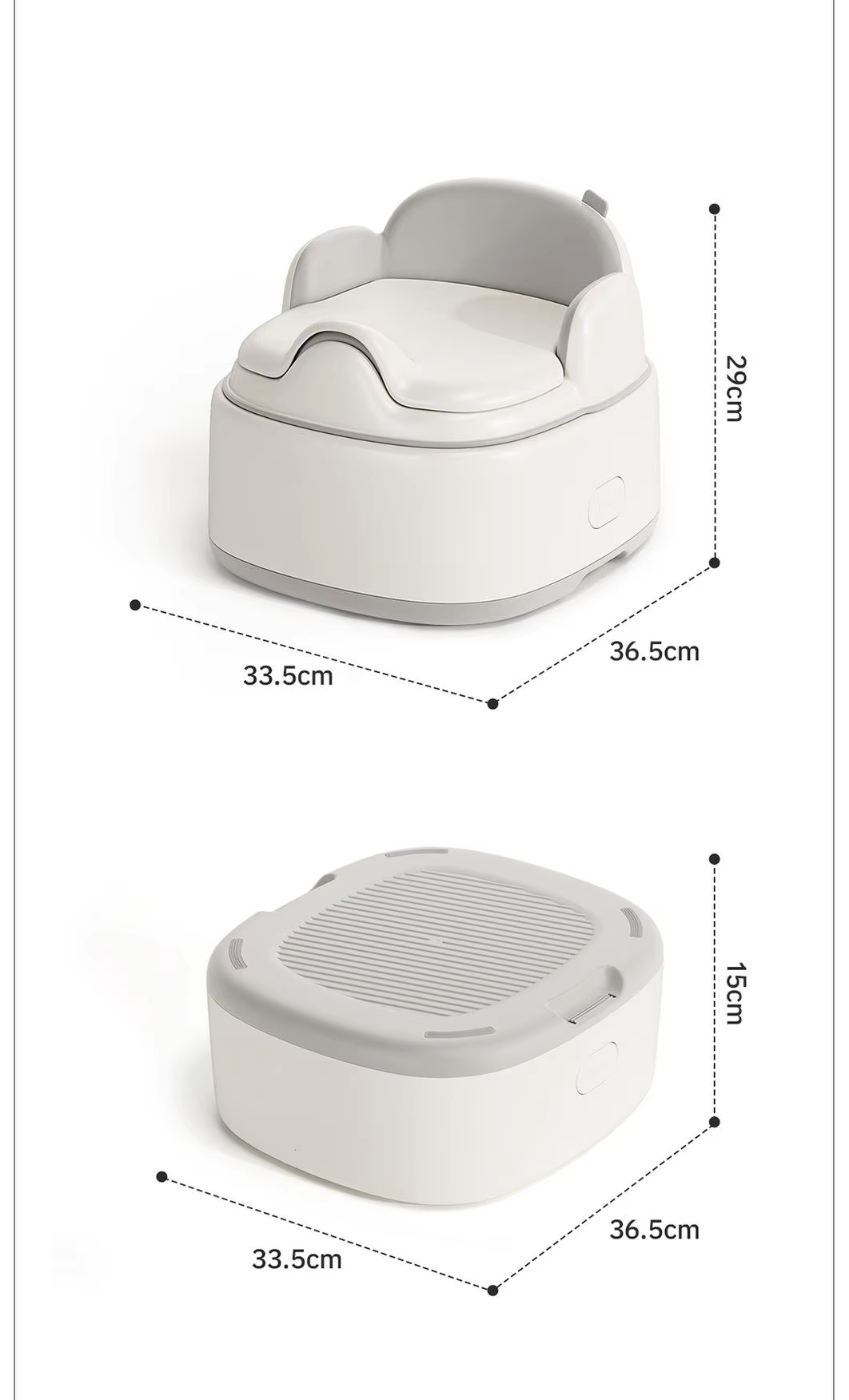 Plastic Outdoor Infant Potty Traning Seat Realistic Portable Children ...