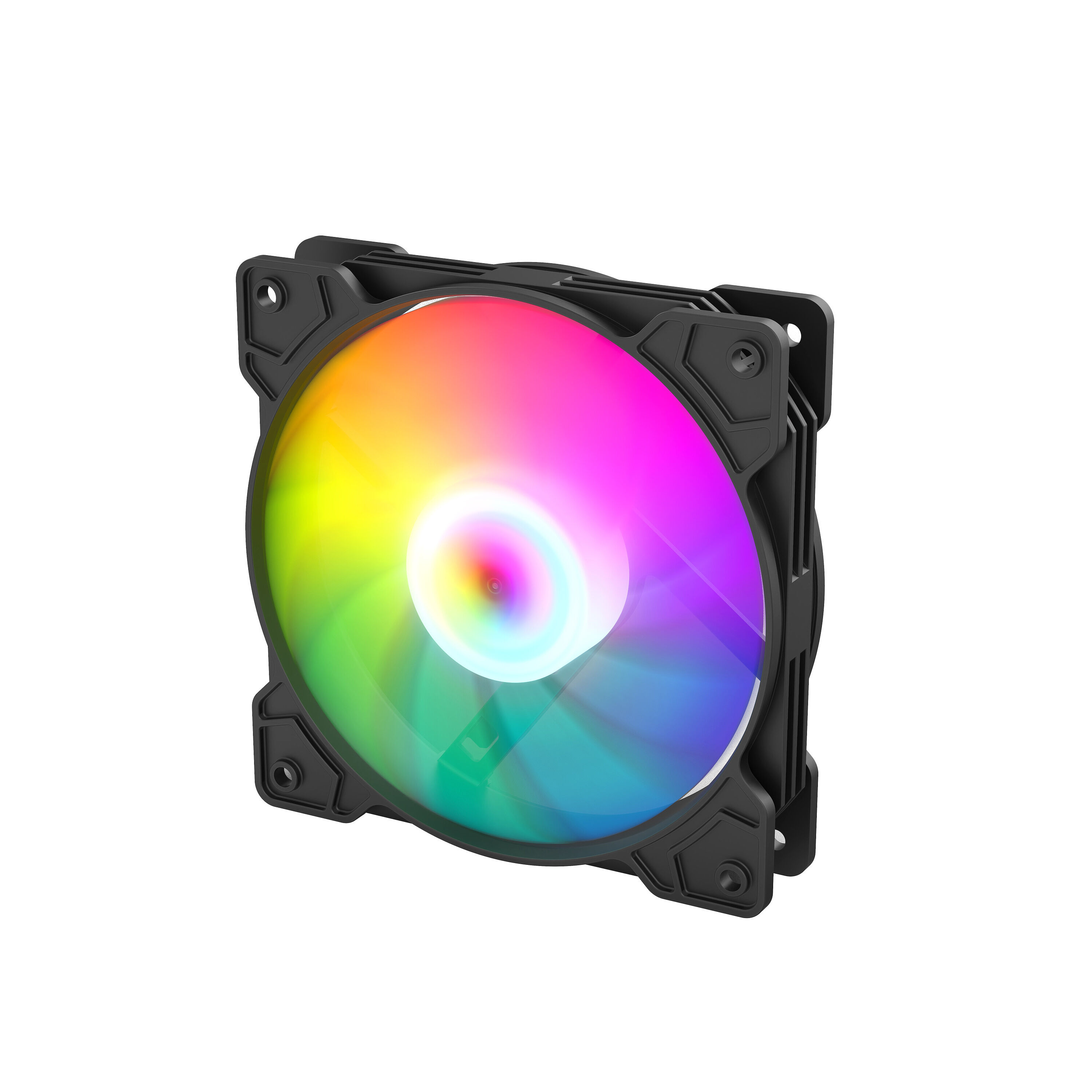 Ruix Rx-134 Argb Light High Airflow Pc Fan 9 Blades Aluminum Heatsink ...