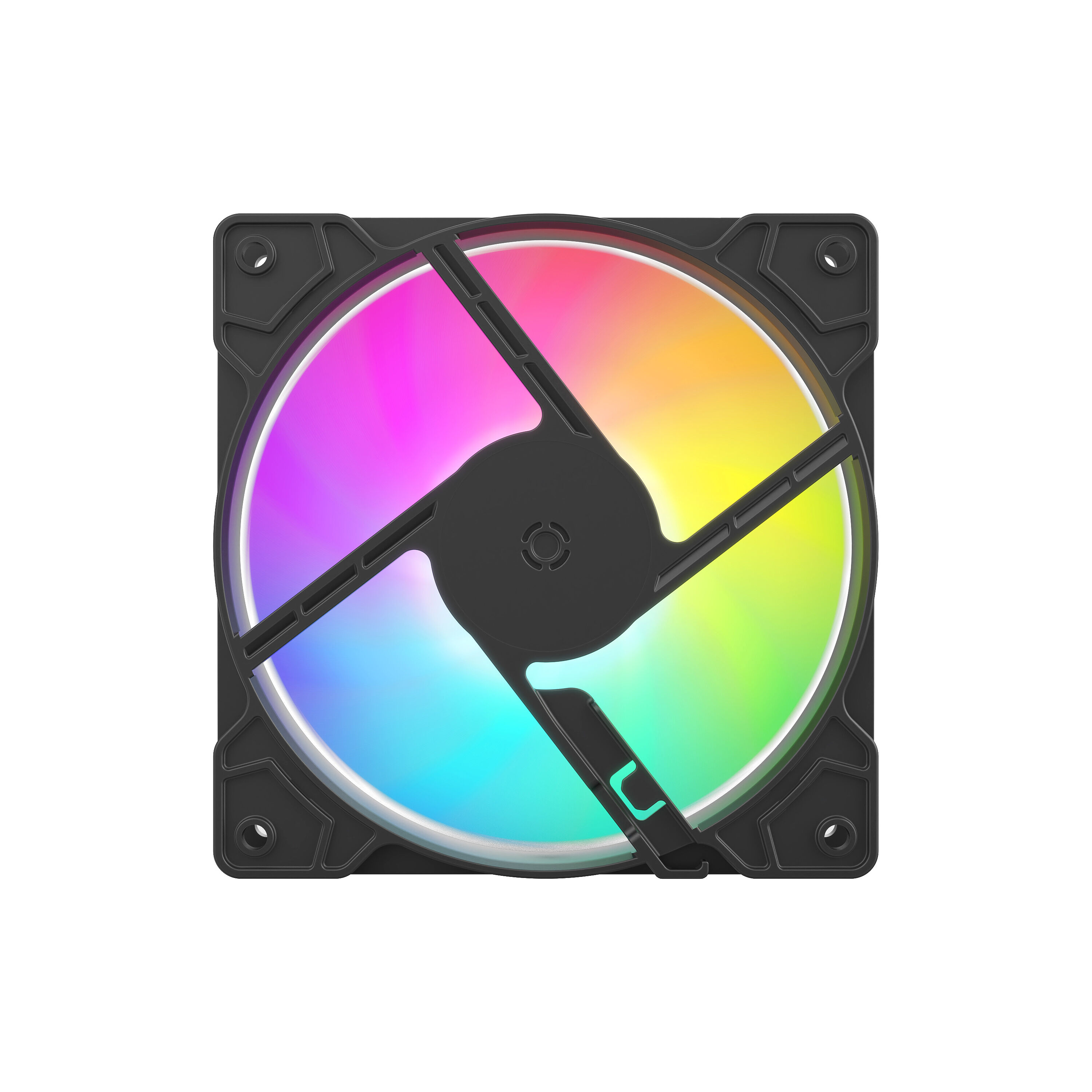 Ruix Rx-134 Argb Light High Airflow Pc Fan 9 Blades Aluminum Heatsink ...