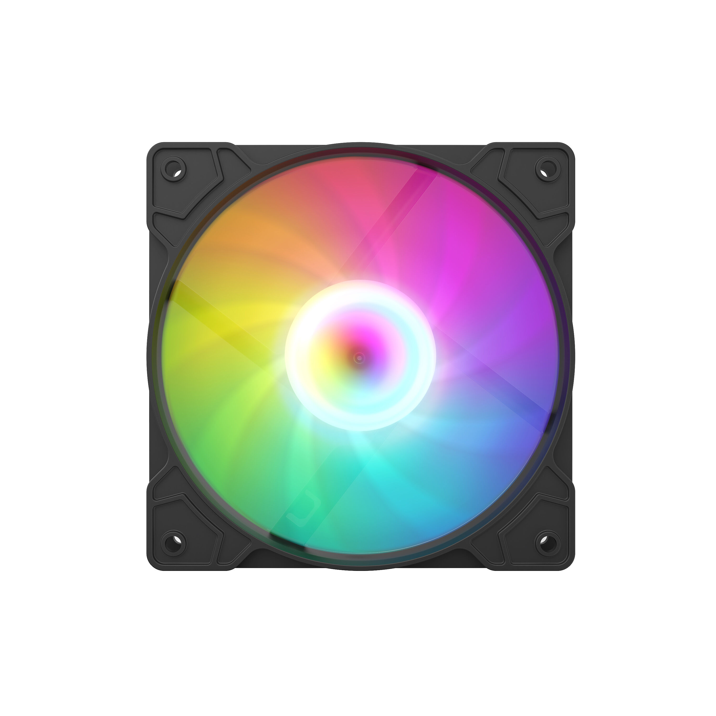 Ruix Rx-134 Argb Light High Airflow Pc Fan 9 Blades Aluminum Heatsink ...