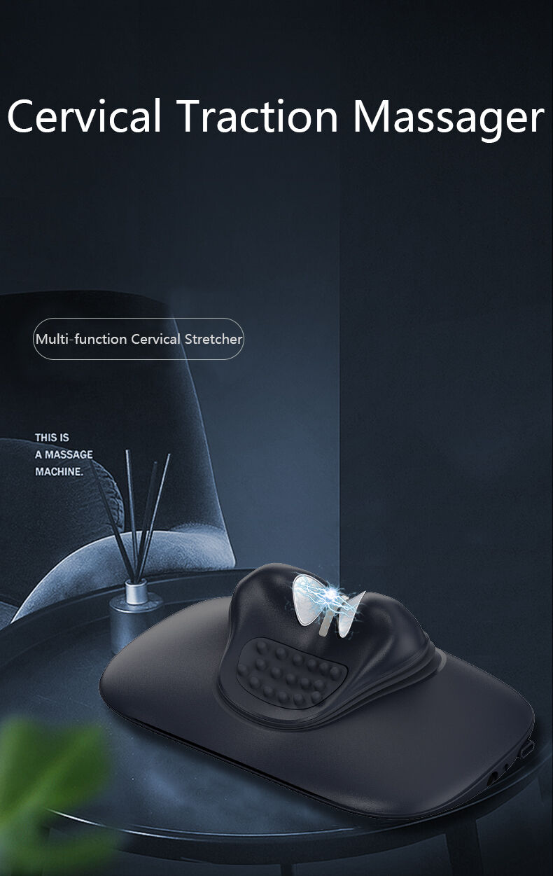 New Design Neck And Back Stretcher Shoulder Massager Cervical Traction ...