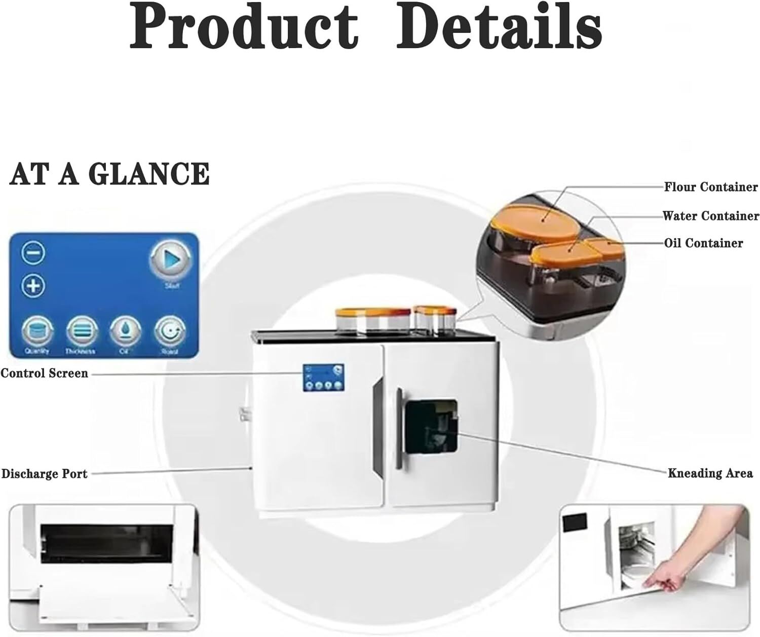 Rotimaker Automatic Electric Roti Robot Rotti Ata Chapati Flatbread ...
