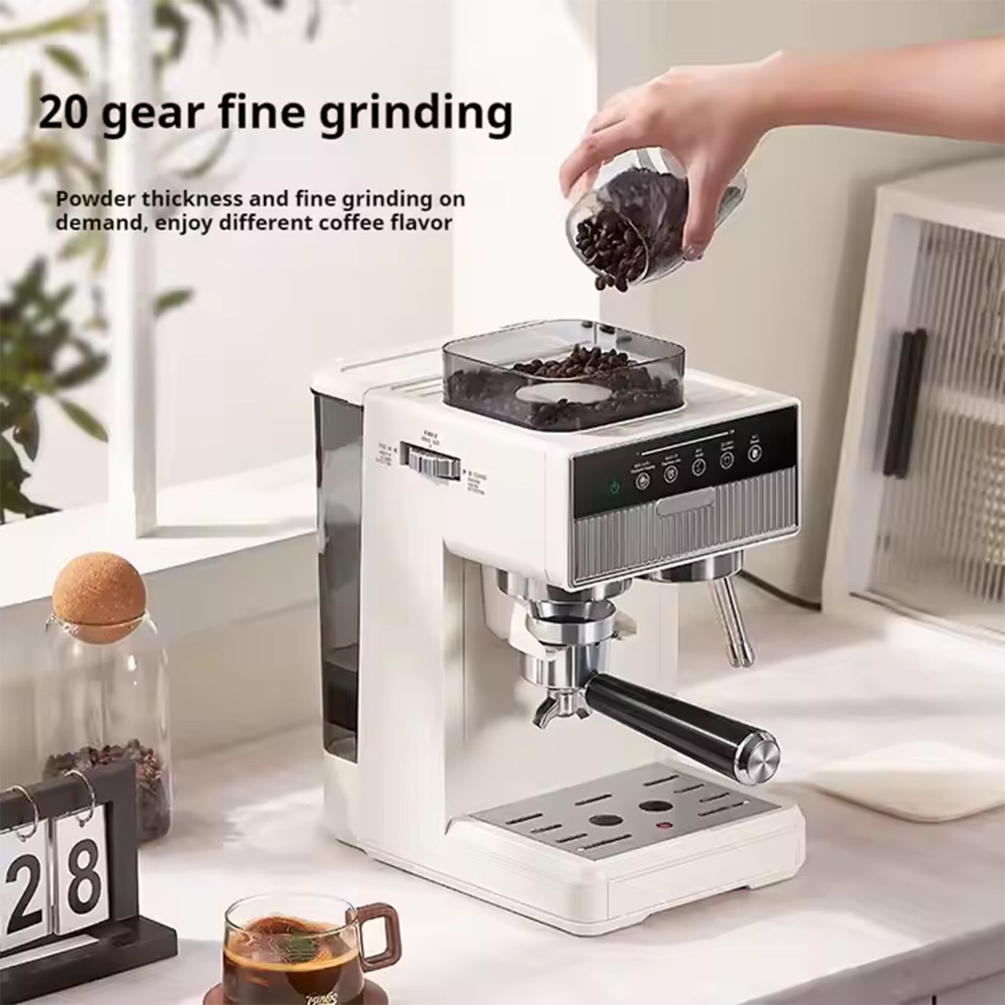 Boee Quality Stainless Steel Espresso Machine Multifunctional Semi ...