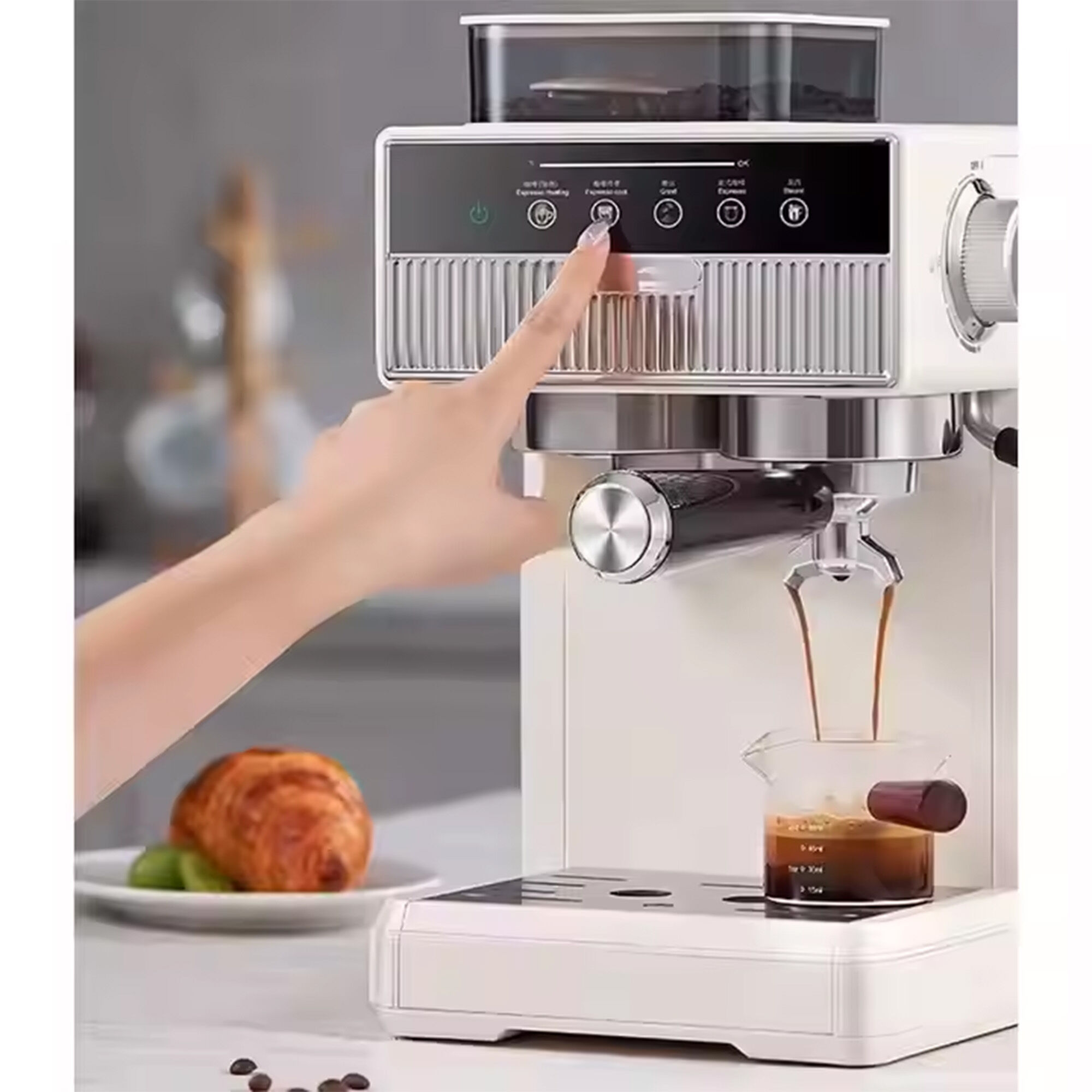 Boee Quality Stainless Steel Espresso Machine Multifunctional Semi ...