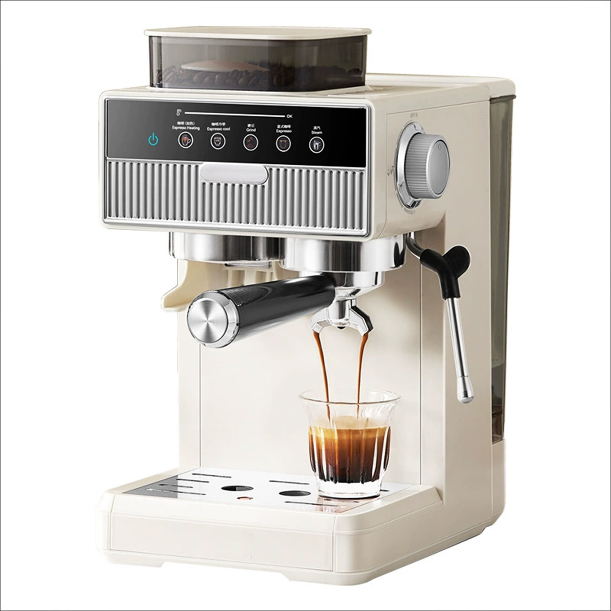 Boee Quality Stainless Steel Espresso Machine Multifunctional Semi ...