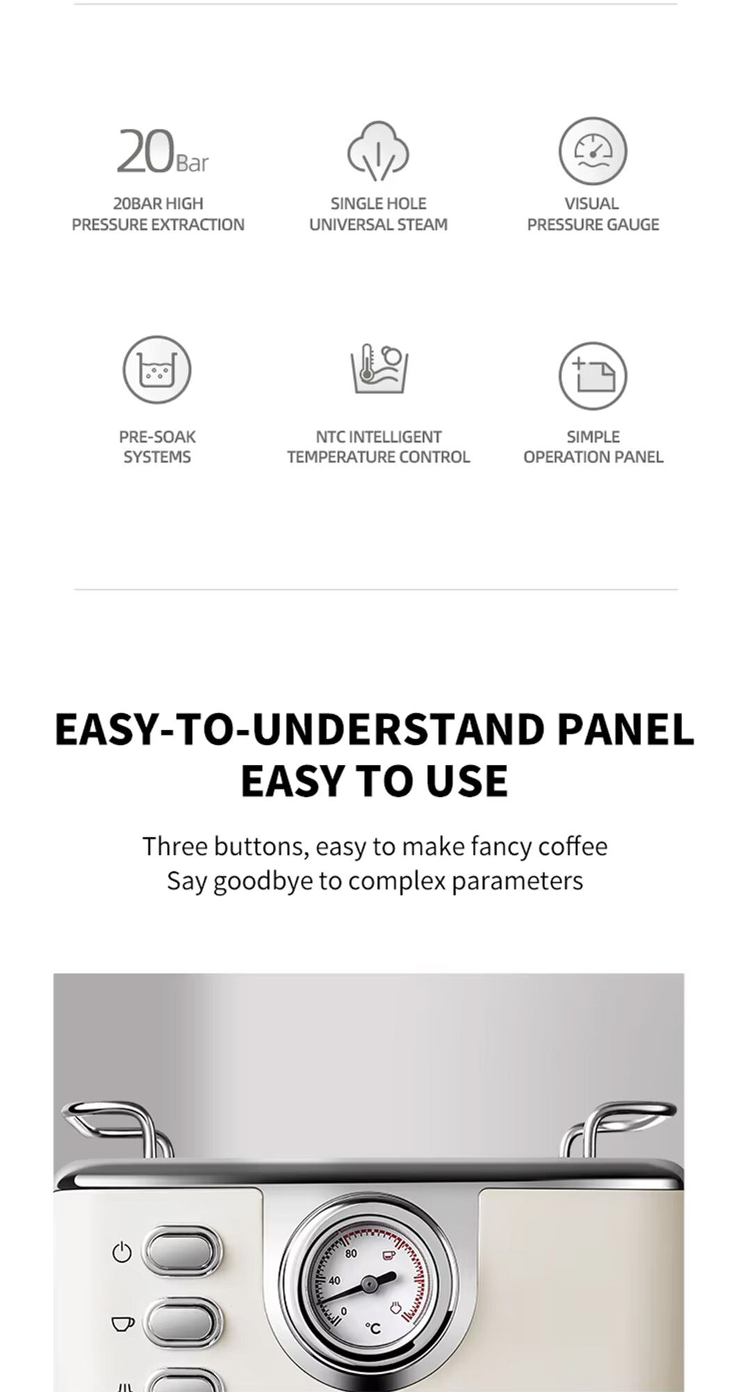 Multifunctional 1050w Automatic Automatic Coffee Making Machine Full ...