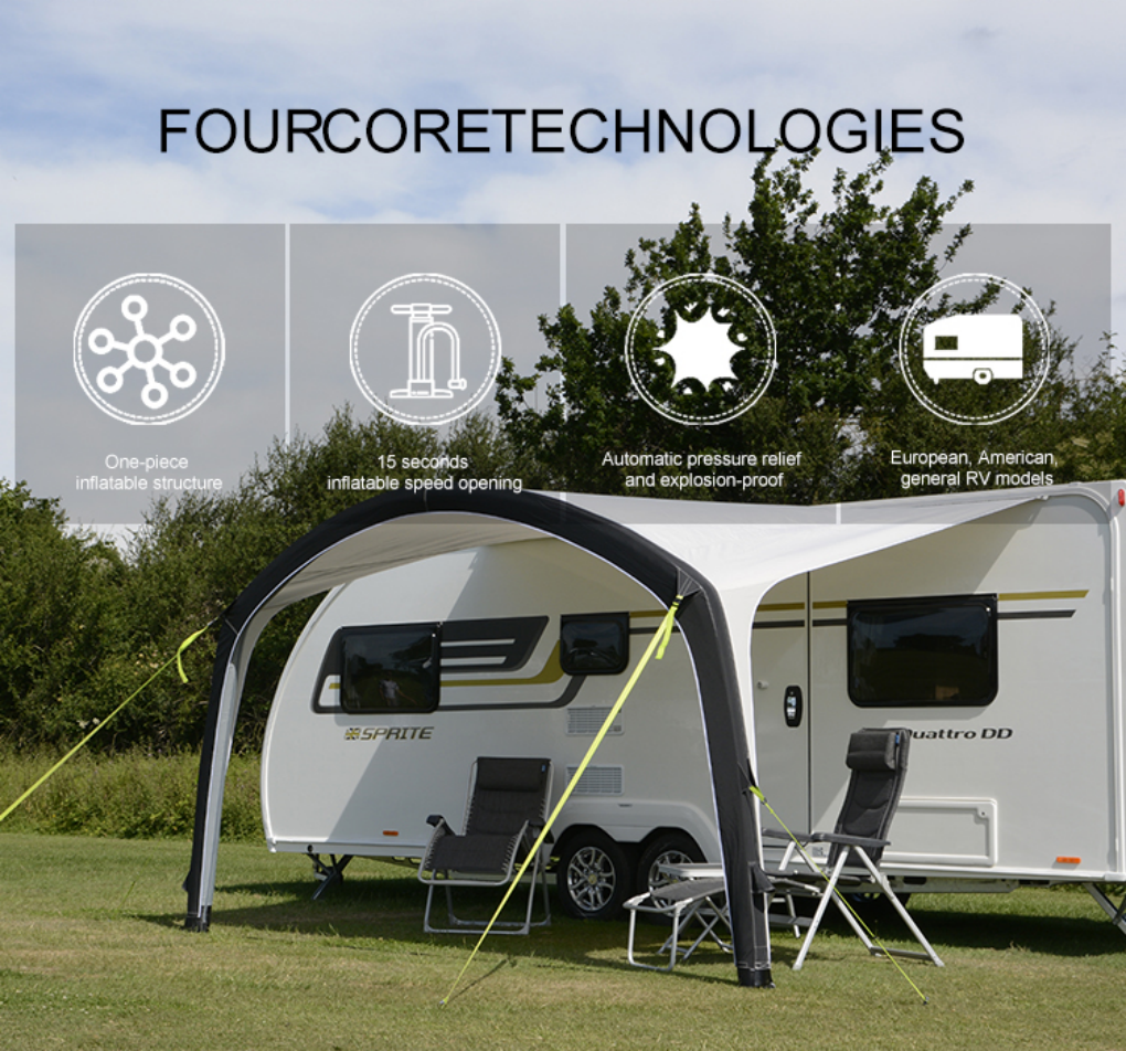 2 In 1 Use Caravan Annex Rv Camper Awning Caravan Awning Room Rv Tent ...