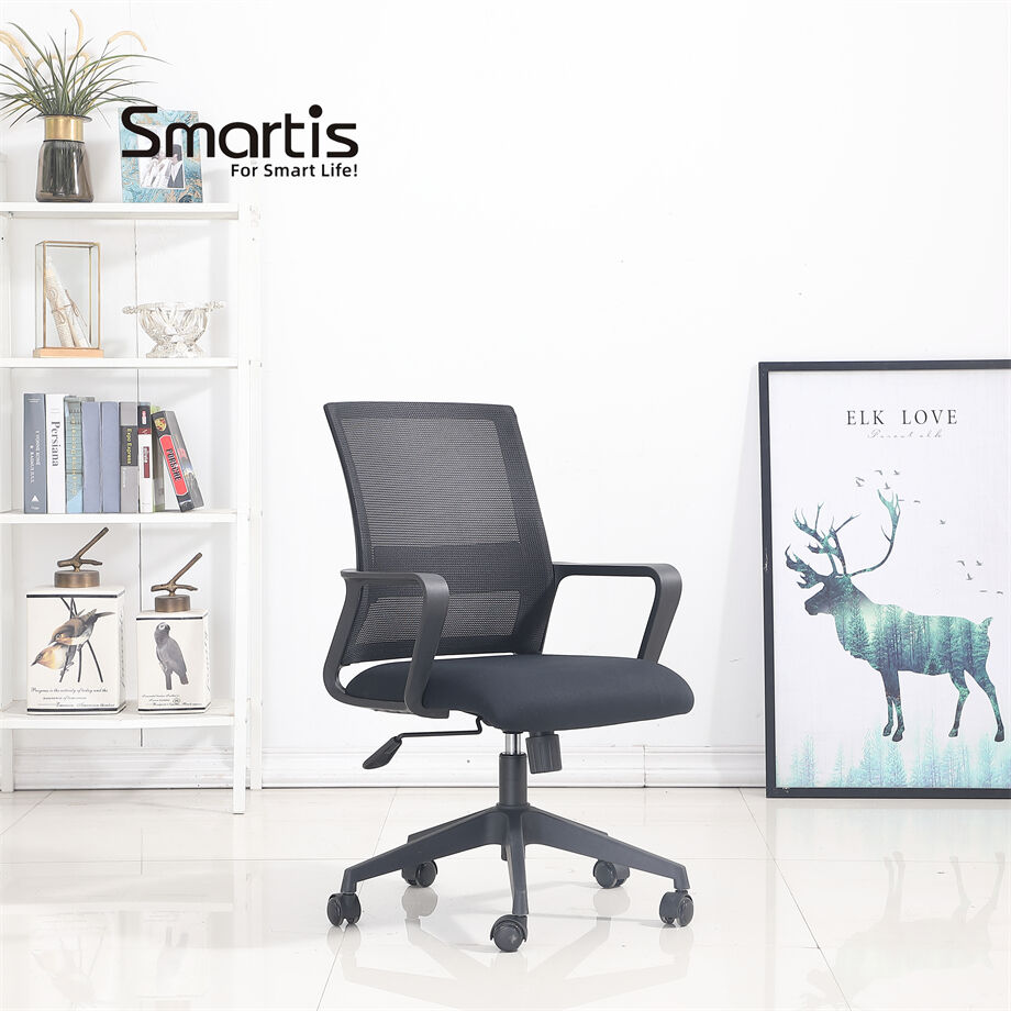 Mid Back Inexpensive Ergonomic Small Office Chair Modern Office Guest ...