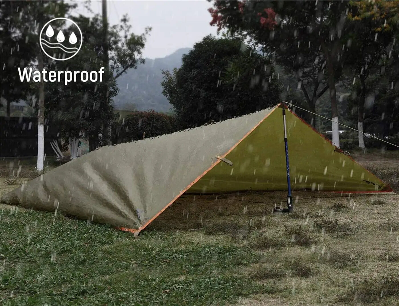 Ultralight Tarp Lightweight Sun Shelter Mat Tent Beach Hammock Camping ...