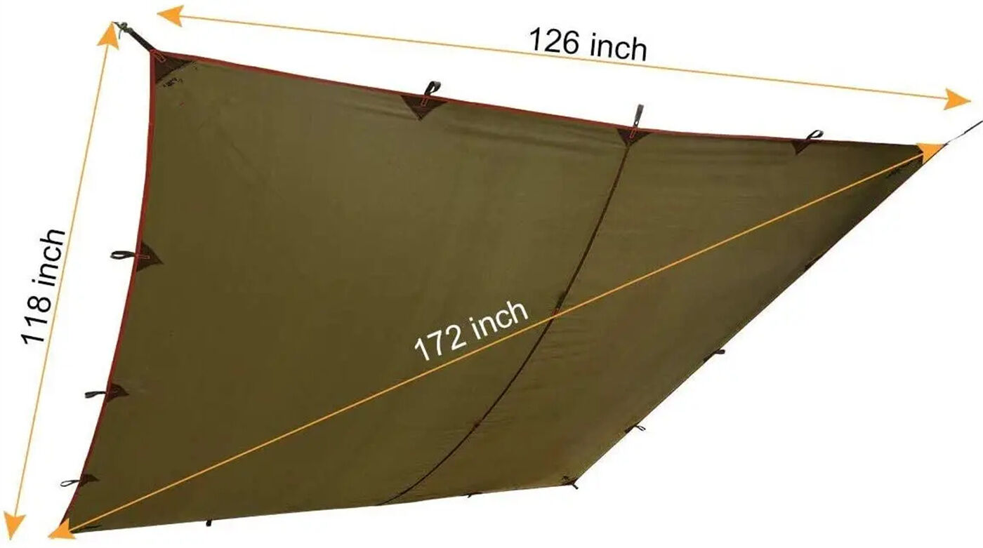Ultralight Tarp Lightweight Sun Shelter Mat Tent Beach Hammock Camping ...