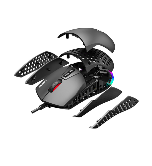 Gaming Trend Dual-mode Diy Charging Rgb Mouse With High Dpi Light Mouse ...
