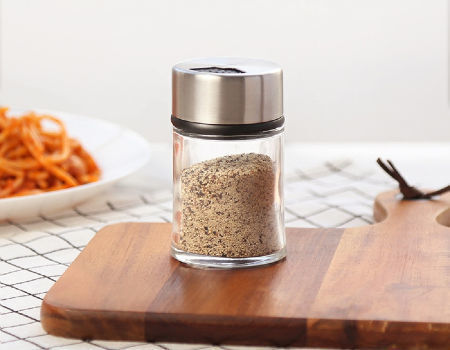 Premium Salt And Pepper Shakers With Adjustable Pour Holes Elegant Salt ...