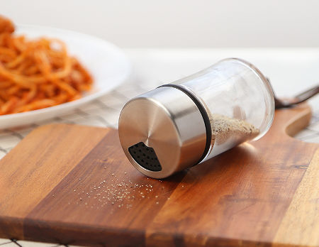 Premium Salt And Pepper Shakers With Adjustable Pour Holes Elegant Salt ...