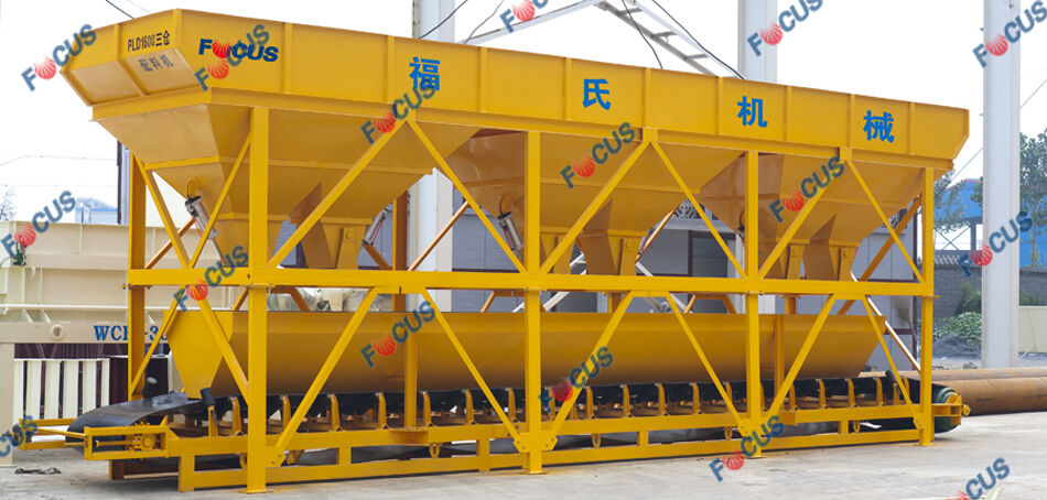 80m3/h Aggregate Batcher High Accuracy Weighing Aggregate Batcher ...