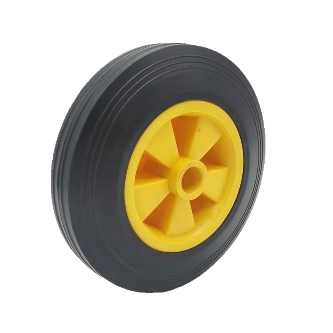 8 Inch Solid Rubber Wheel Hand Truck Tool Cart Solid Tire; Lawn Mower ...