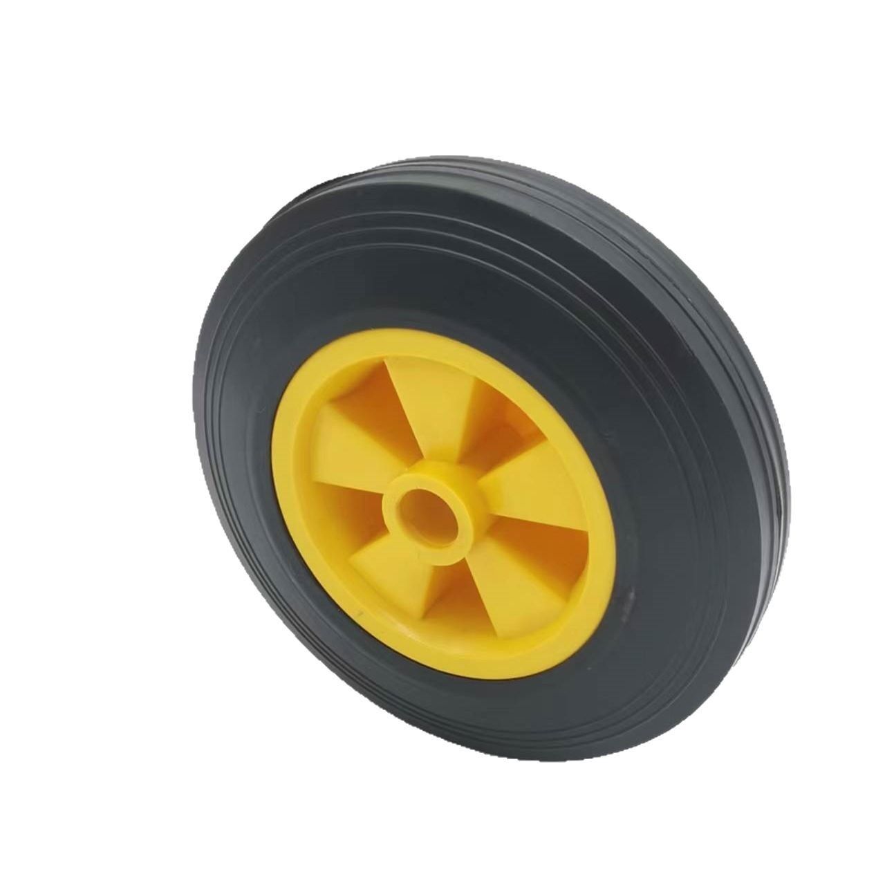 8 Inch Solid Rubber Wheel Hand Truck Tool Cart Solid Tire; Lawn Mower ...