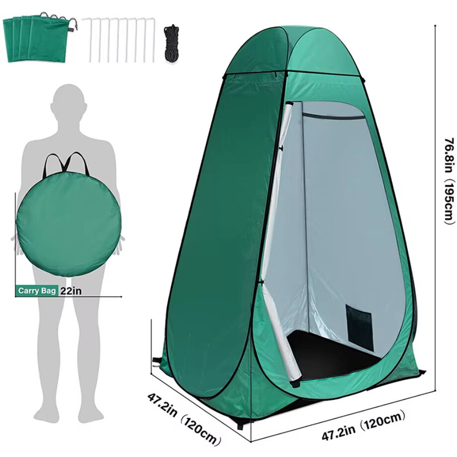 Easy Set Up Pop Up Privacy Tent Instant Portable Outdoor Shower Tent ...