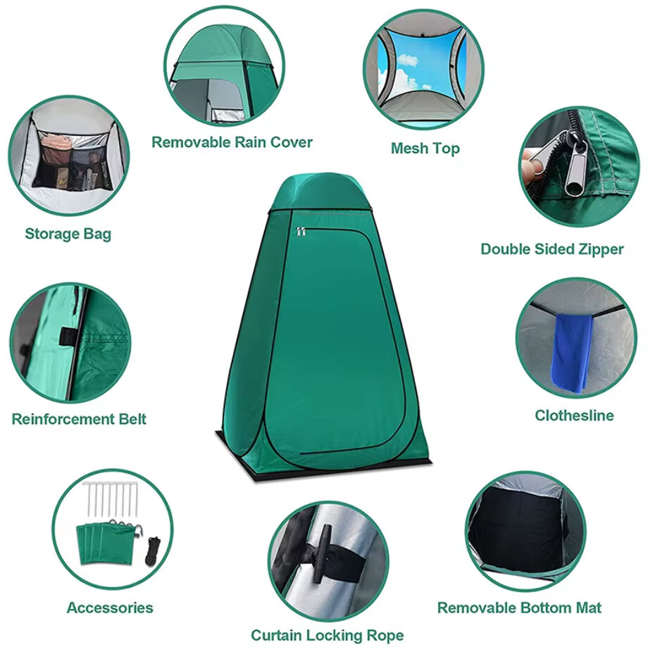 Easy Set Up Pop Up Privacy Tent Instant Portable Outdoor Shower Tent ...