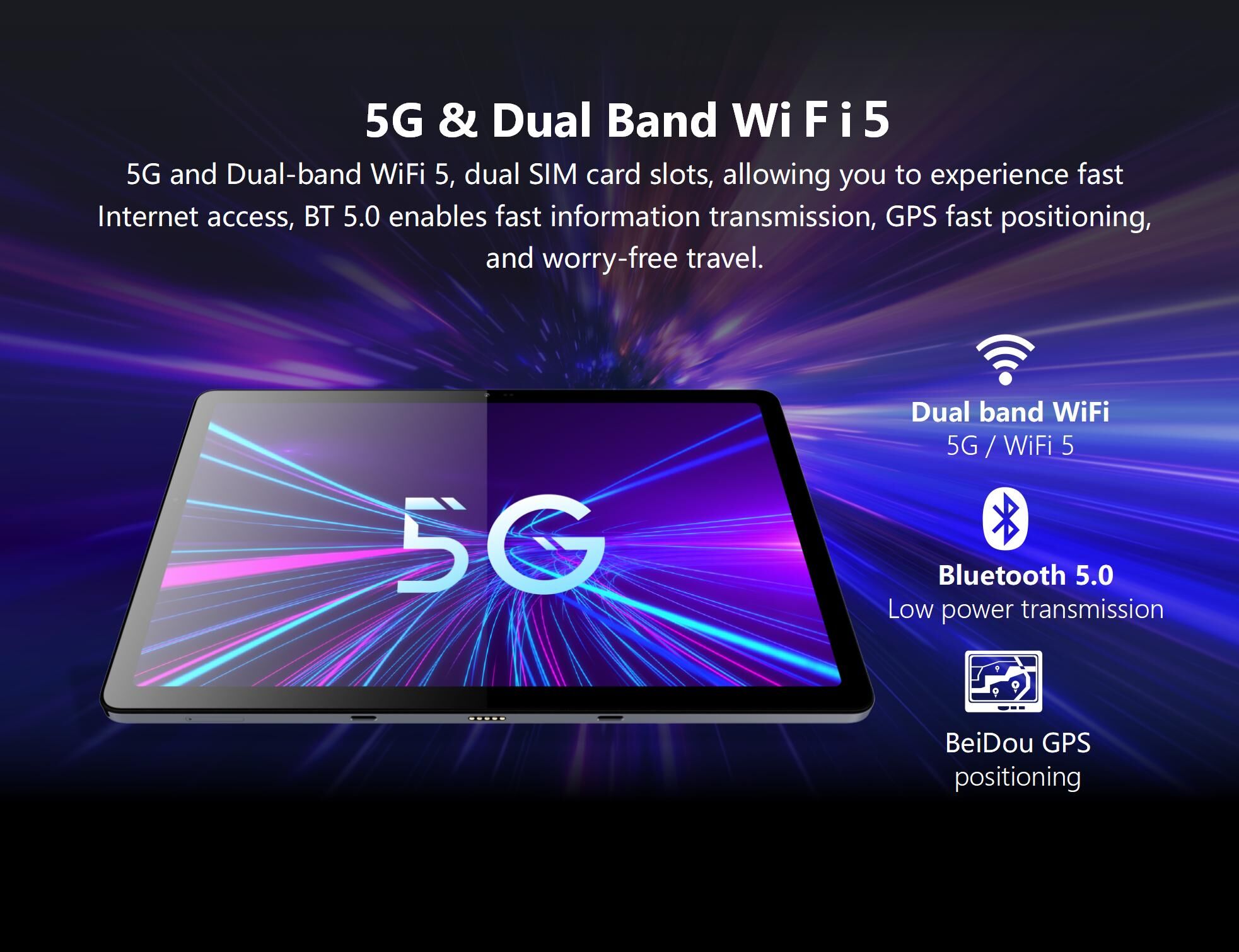 New Arrival 5g Tablet Rk3576 Octa Core 6gb 128gb Storage Android Tablet ...