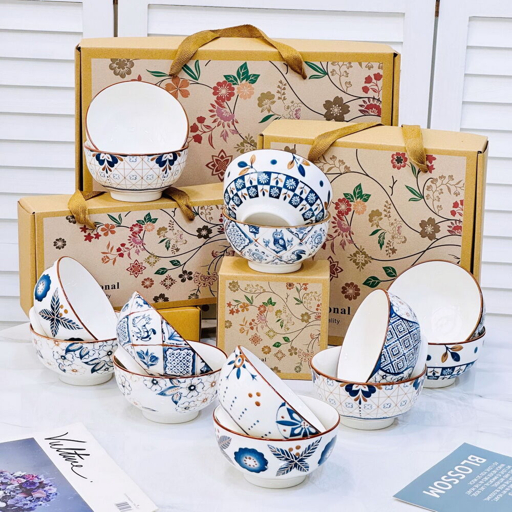 Buy China Wholesale Wholesales Porcelain Bowls Of 1/2/4/6pcs Ceramic ...