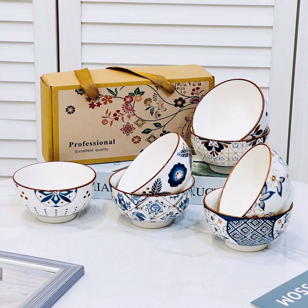 Buy China Wholesale Wholesales Porcelain Bowls Of 1/2/4/6pcs Ceramic ...